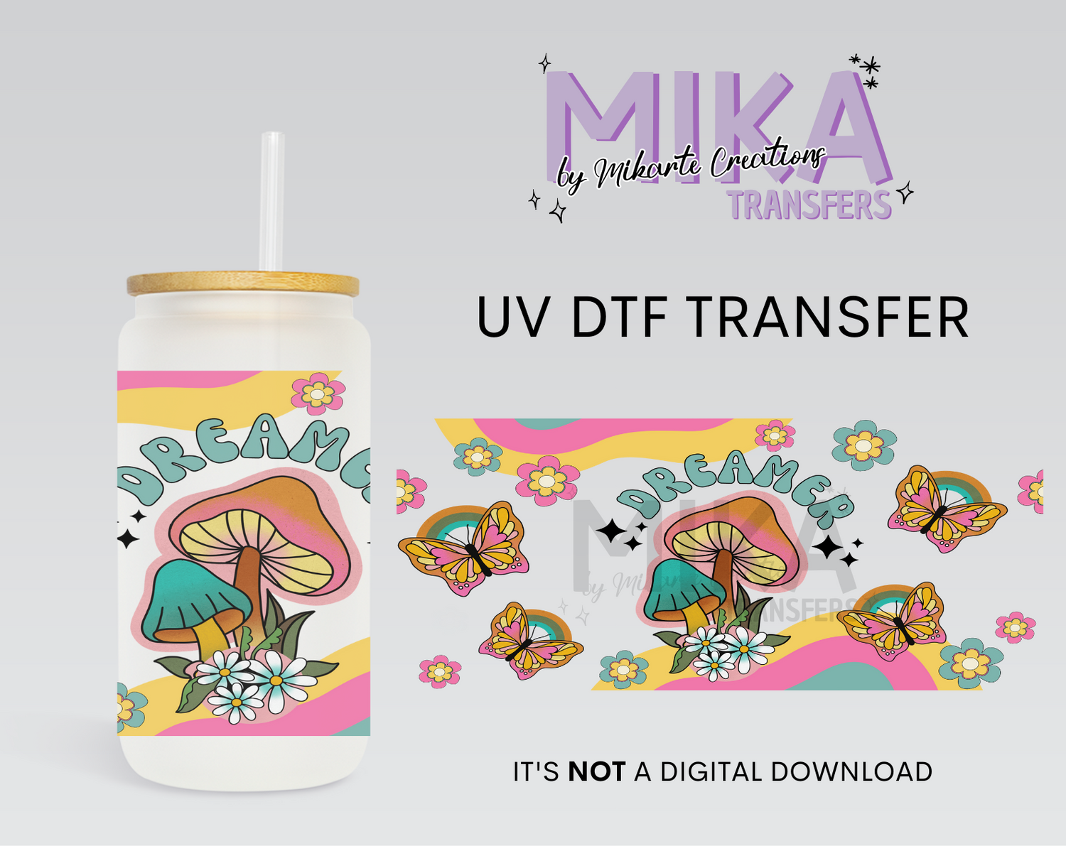 Dreamer | UV DTF Wrap – Mikarte Creations