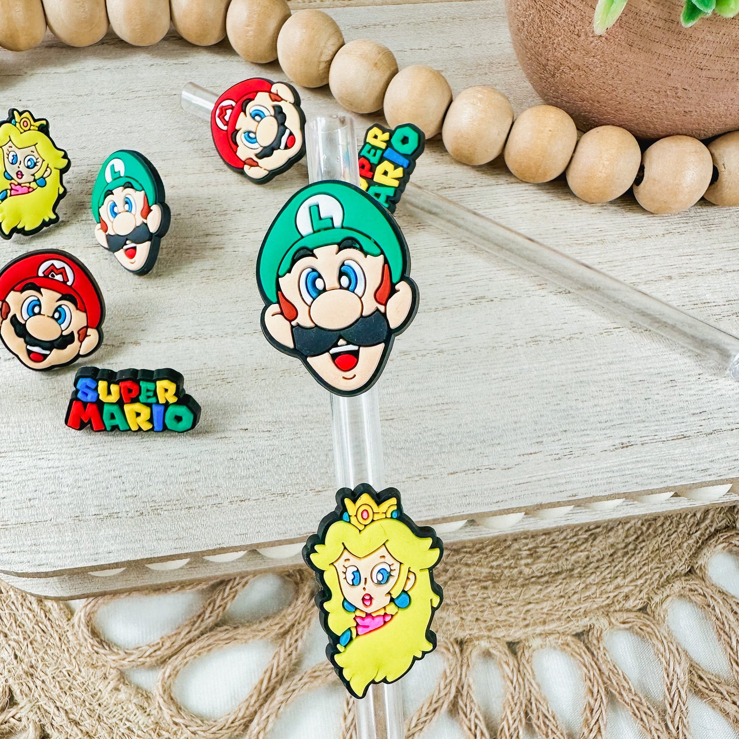 Mario | Straw Charms – Mika Transfers